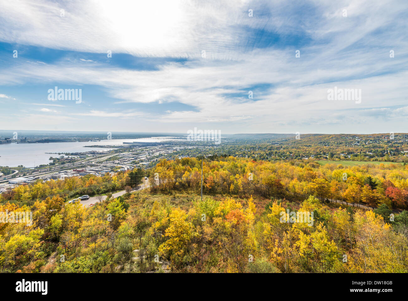 Autumn colored scene Stock Photo - Alamy