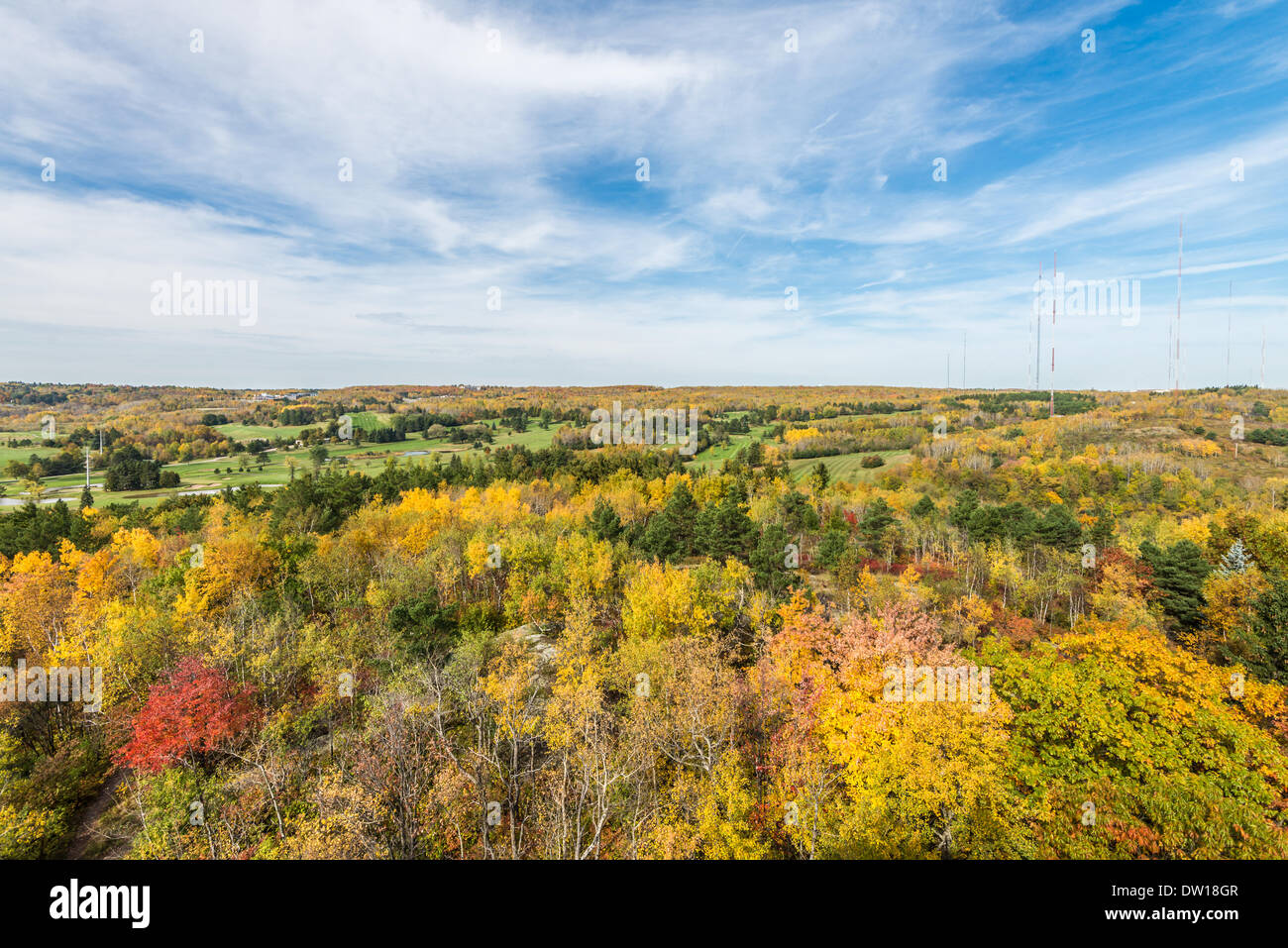 Autumn colored scene Stock Photo - Alamy