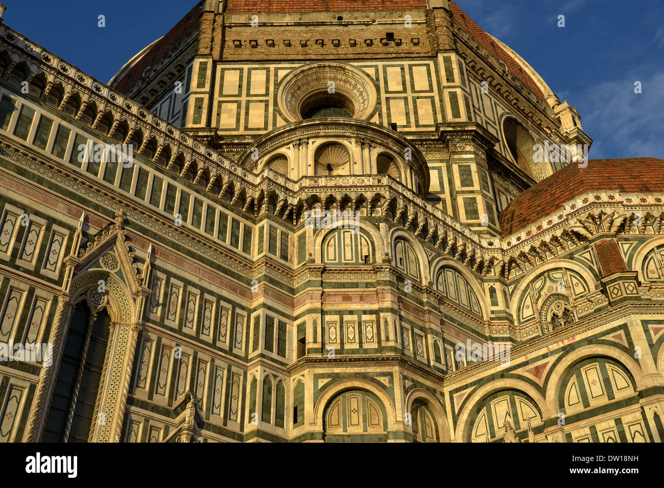 the famous medieval basilica or Duomo of Florence in Italy Stock Photo ...