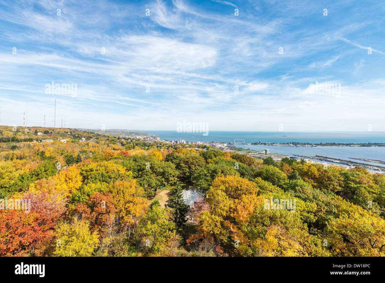 Autumn colored scene Stock Photo - Alamy