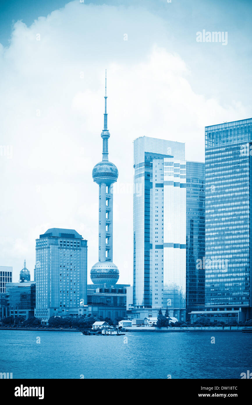 shanghai blue scenery Stock Photo - Alamy