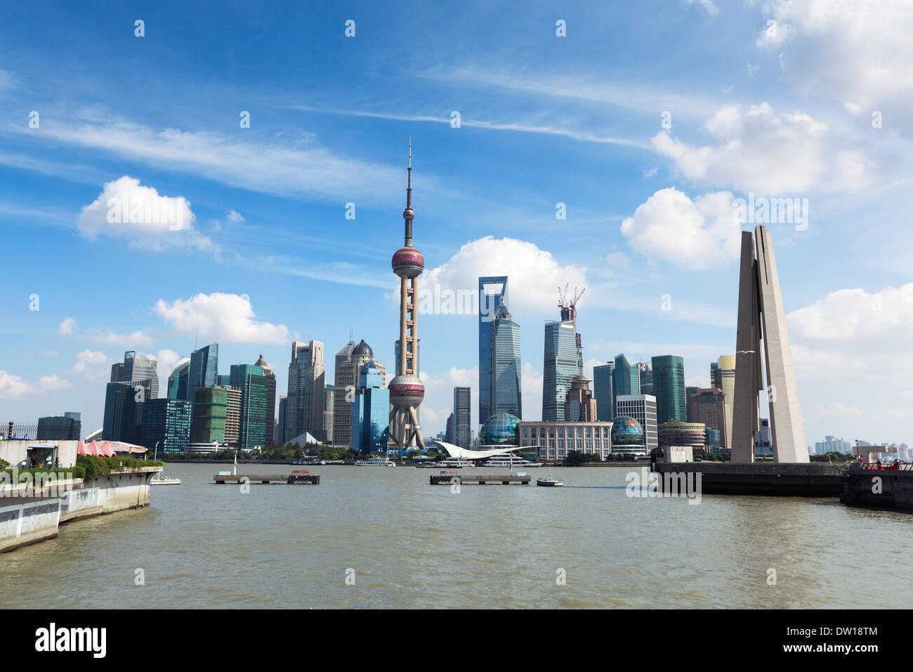 beautiful shanghai at daytime Stock Photo - Alamy