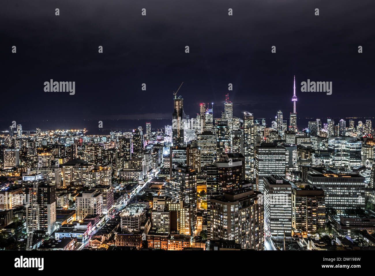 Downtown toronto night hi-res stock photography and images - Alamy