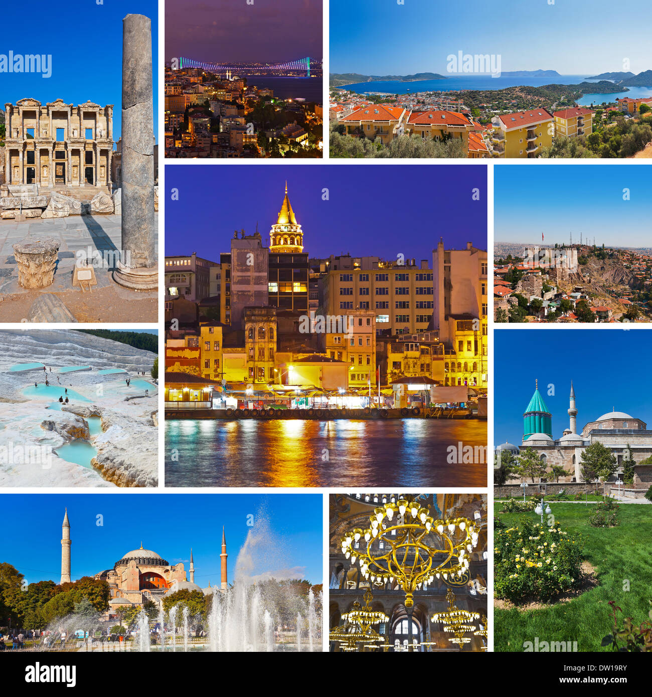 Collage of Turkey images Stock Photo - Alamy