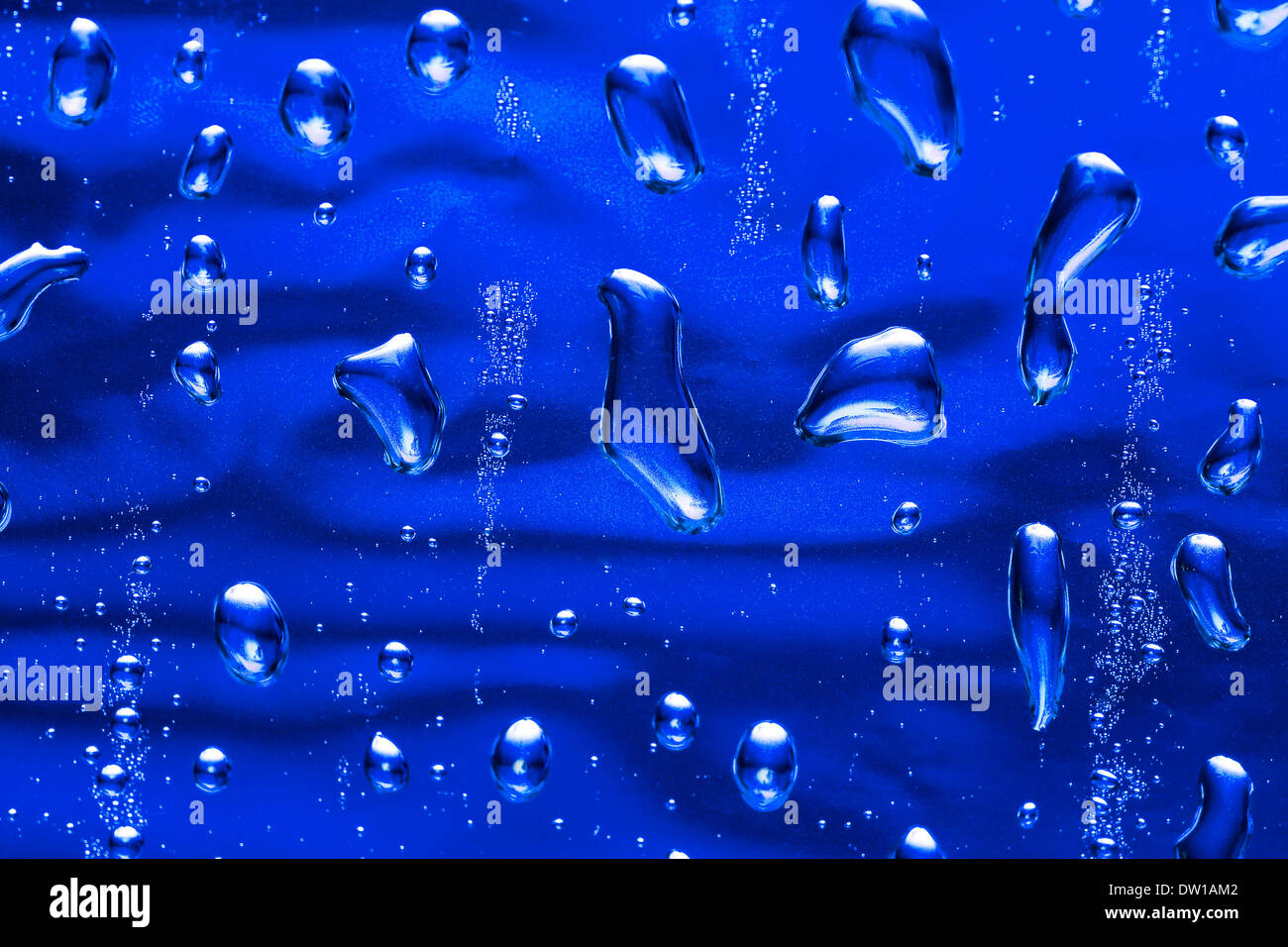 blue water drop for background Stock Photo - Alamy