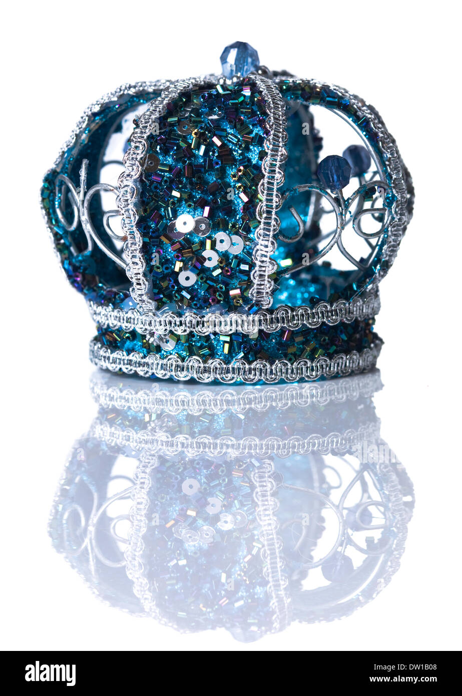 Royal crown on head Cut Out Stock Images & Pictures - Alamy