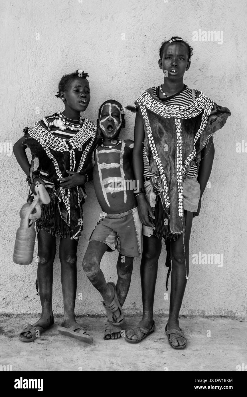 White tribe Black and White Stock Photos & Images - Alamy
