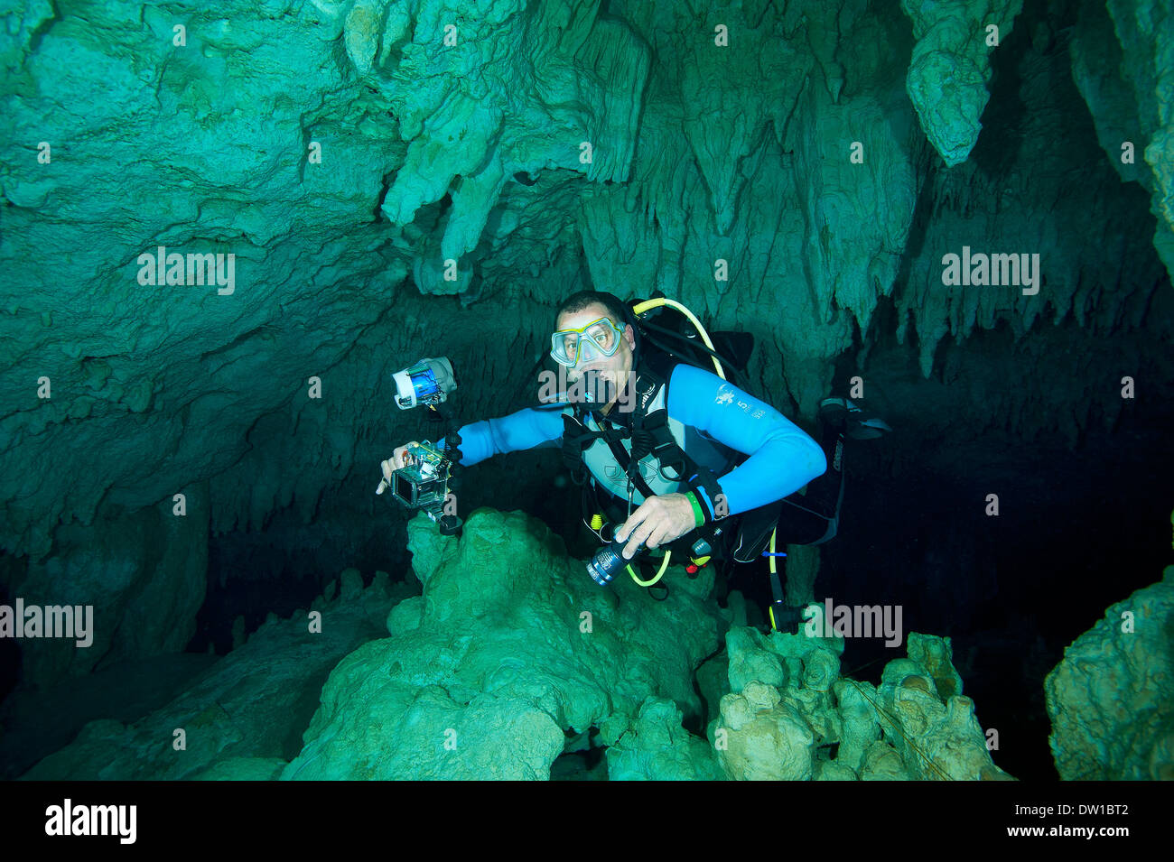 Cave Diving Wallpaper