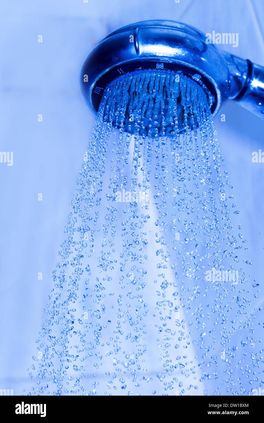 shower with water drops in bathroom Stock Photo - Alamy