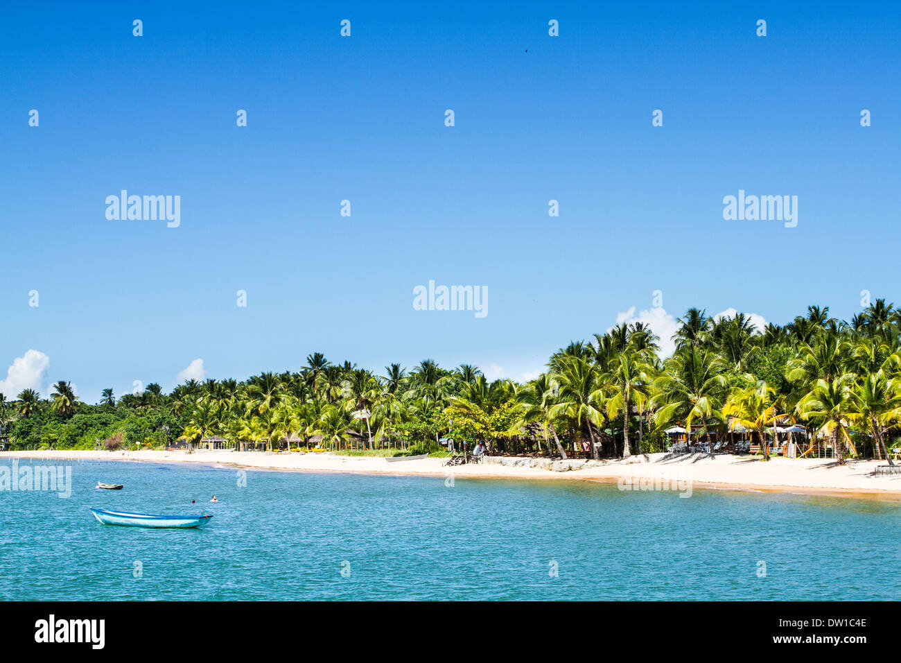 Barra Grande Beach, at Marau Peninsula. Marau, Bahia, Brazil Stock ...