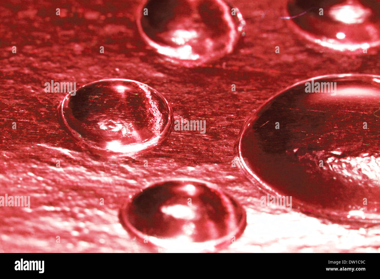 red water drop for background Stock Photo - Alamy