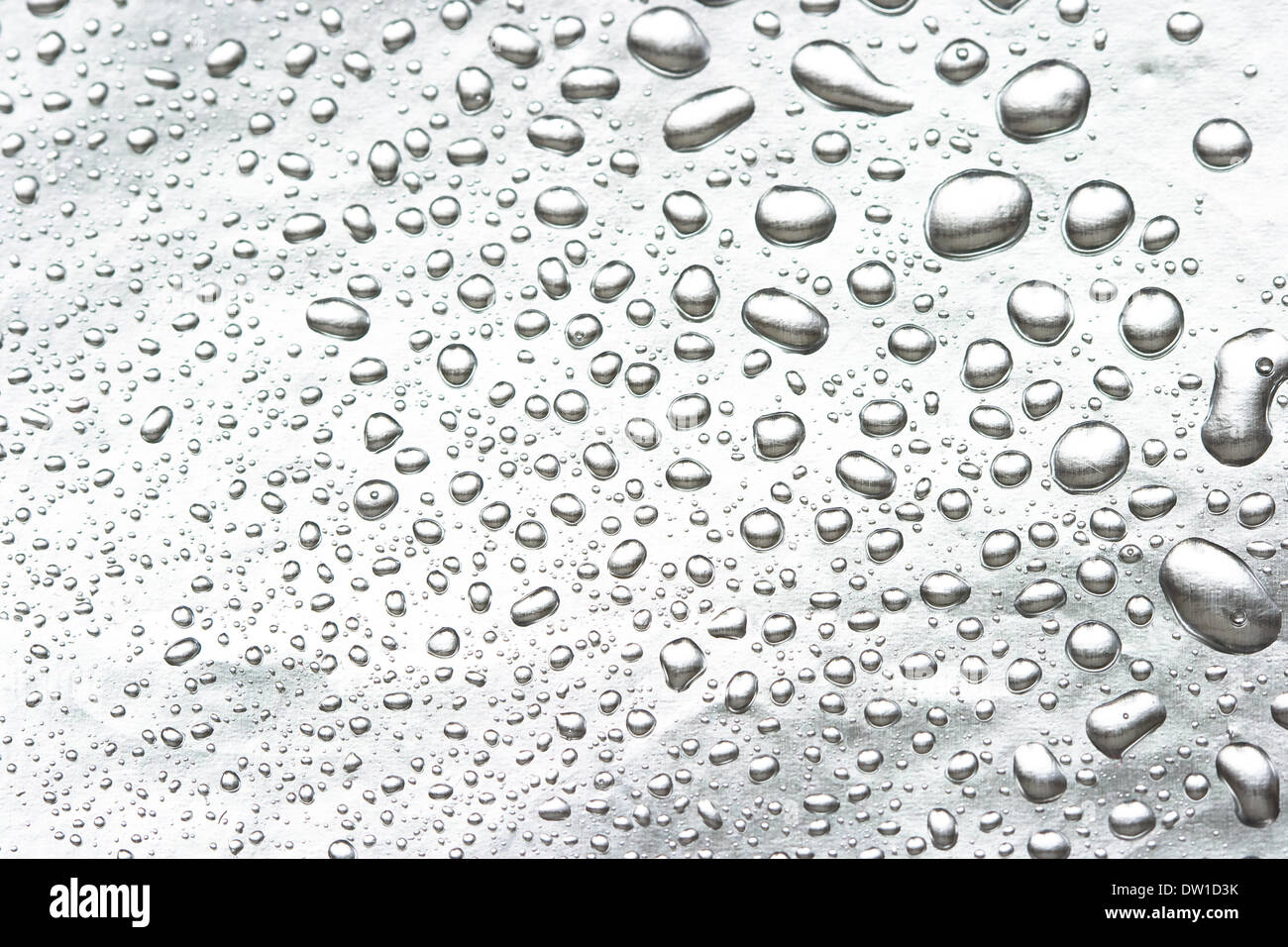 silver water drops for background Stock Photo - Alamy