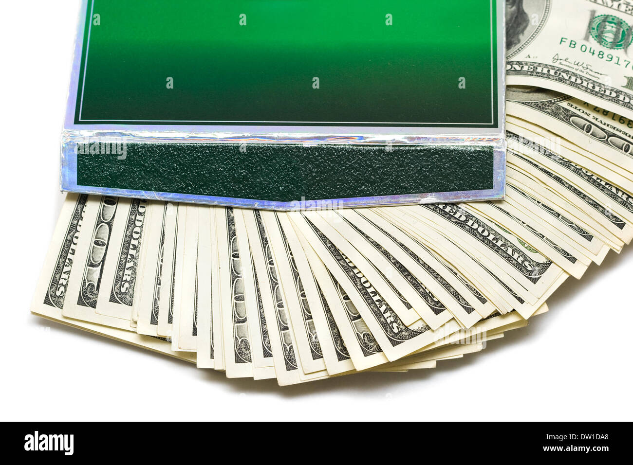 Many money in green box Stock Photo - Alamy
