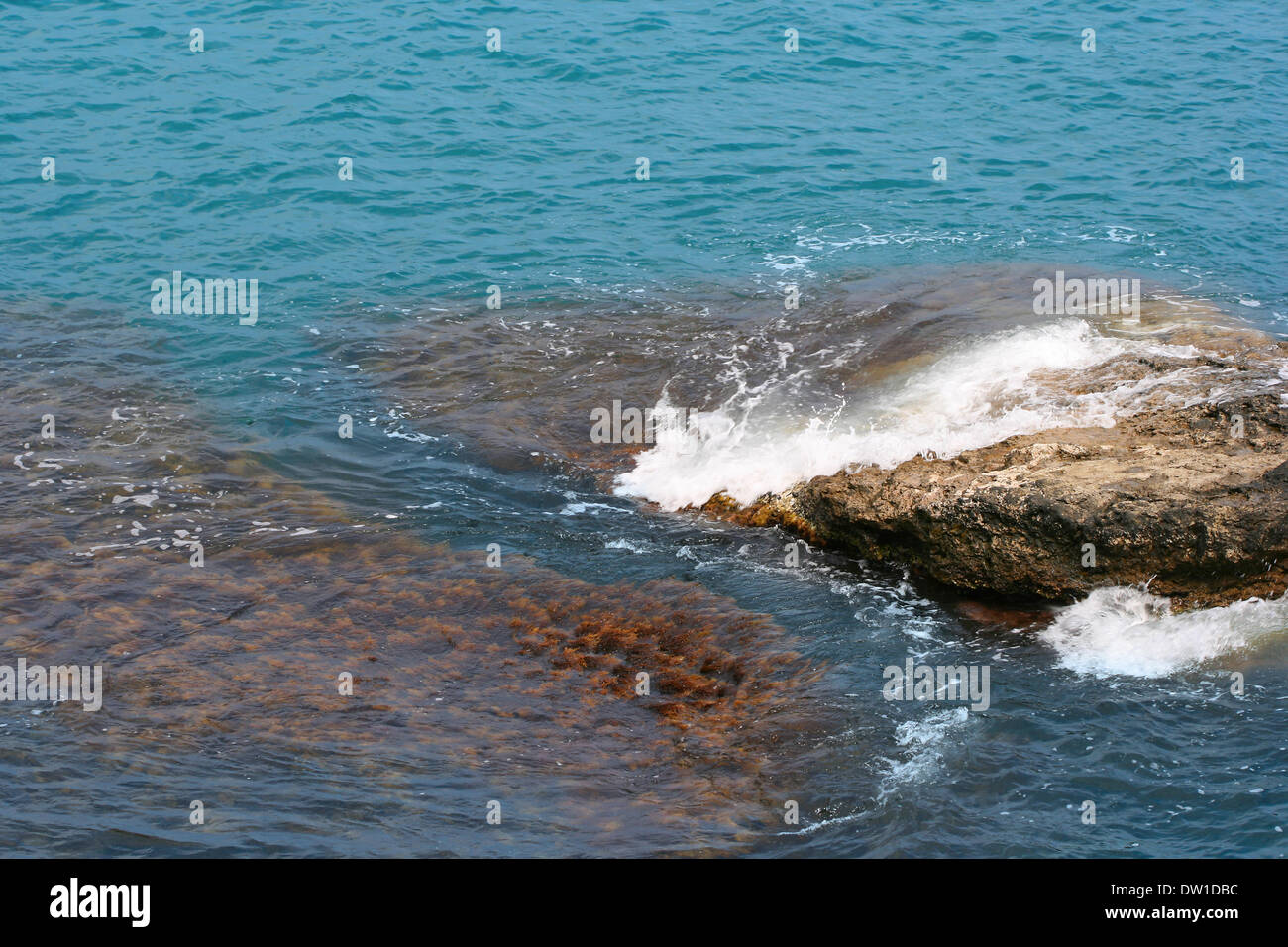 beautiful landscape (sea with rock Stock Photo - Alamy