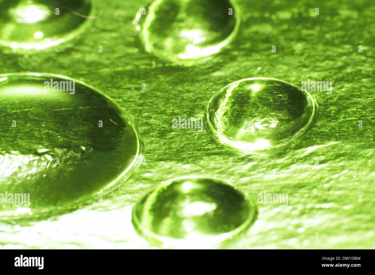 green water drop for background Stock Photo - Alamy