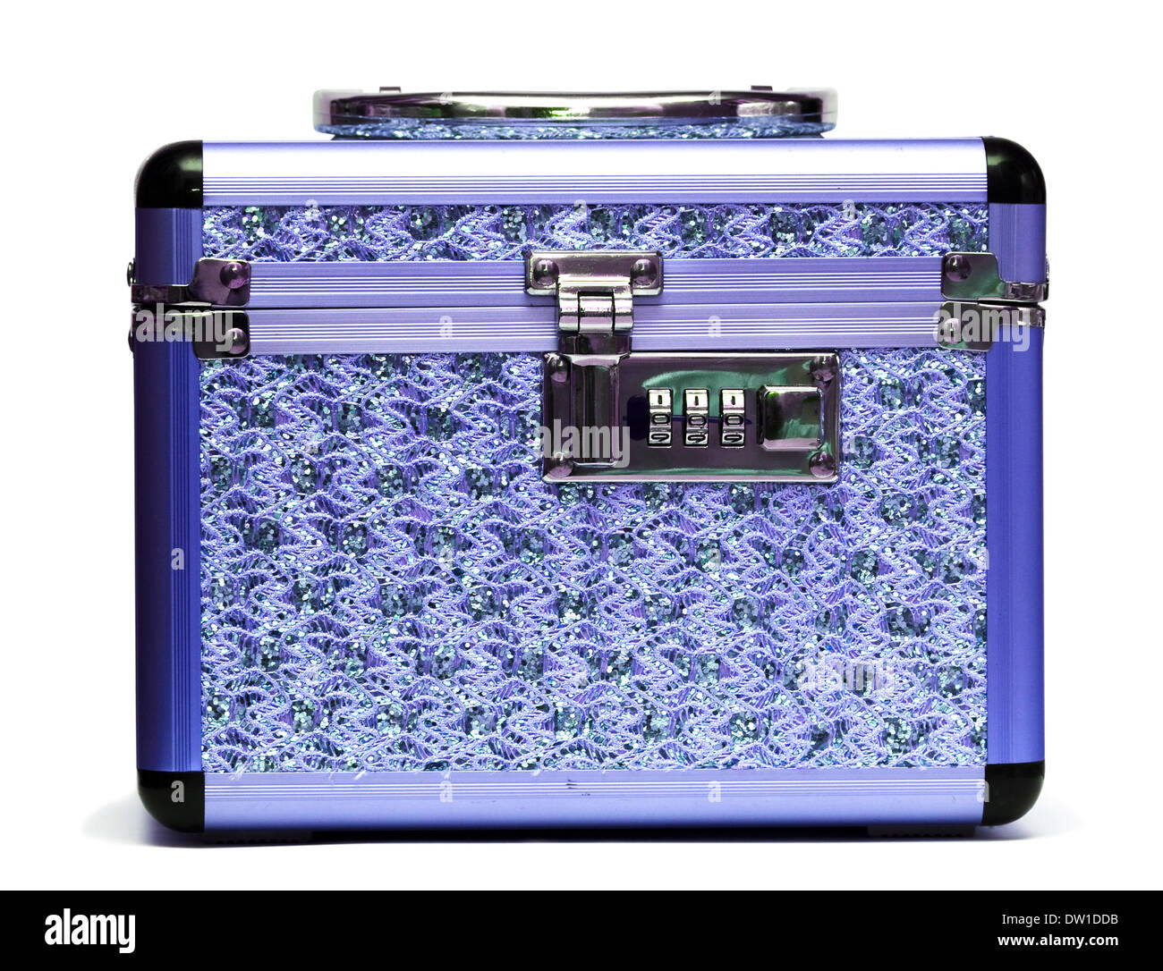 violet safe box with padlock Stock Photo - Alamy