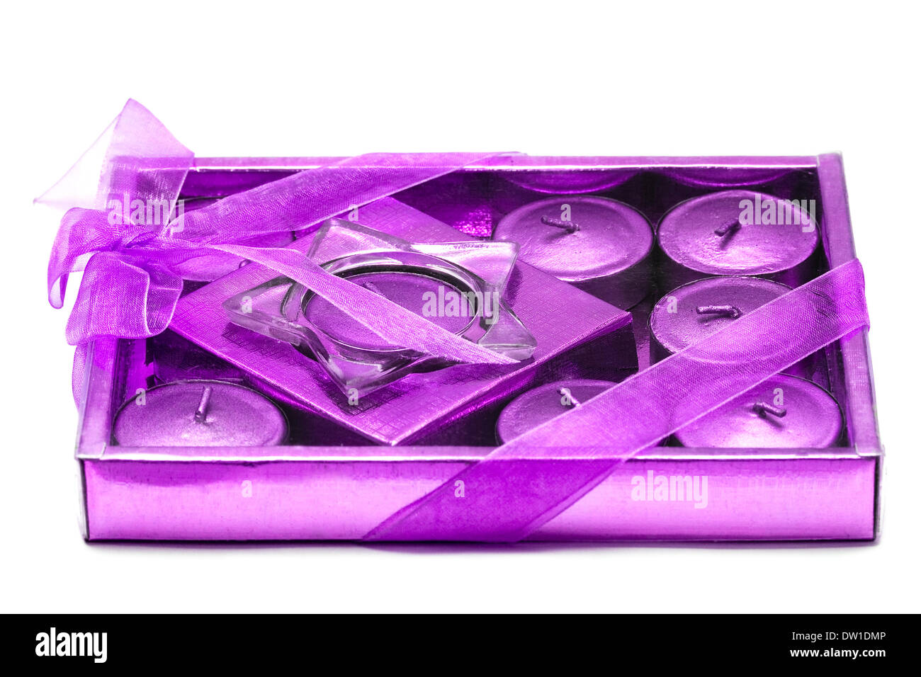 Present gift box candle Cut Out Stock Images & Pictures - Alamy