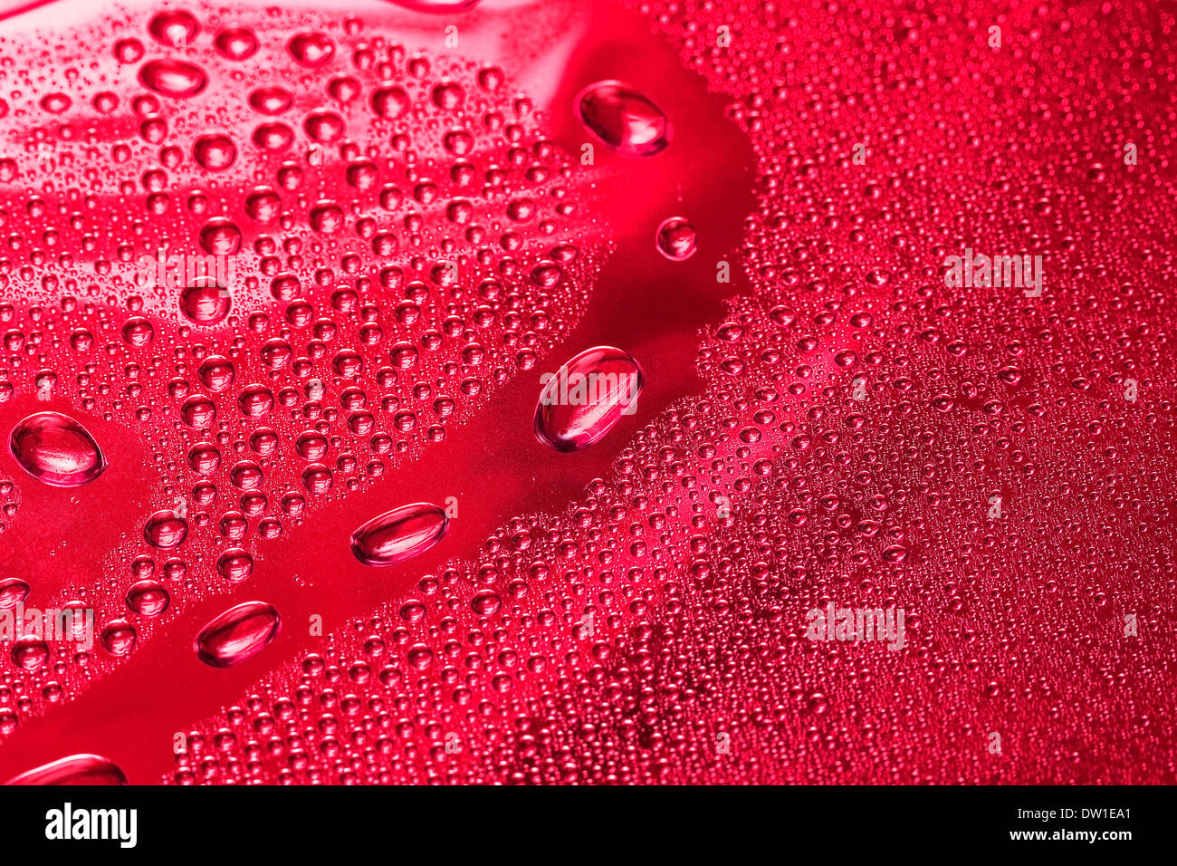 red water drop for background Stock Photo - Alamy
