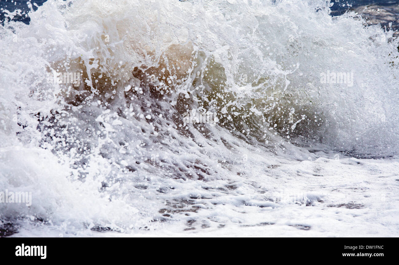 Sea surf wave Stock Photo - Alamy