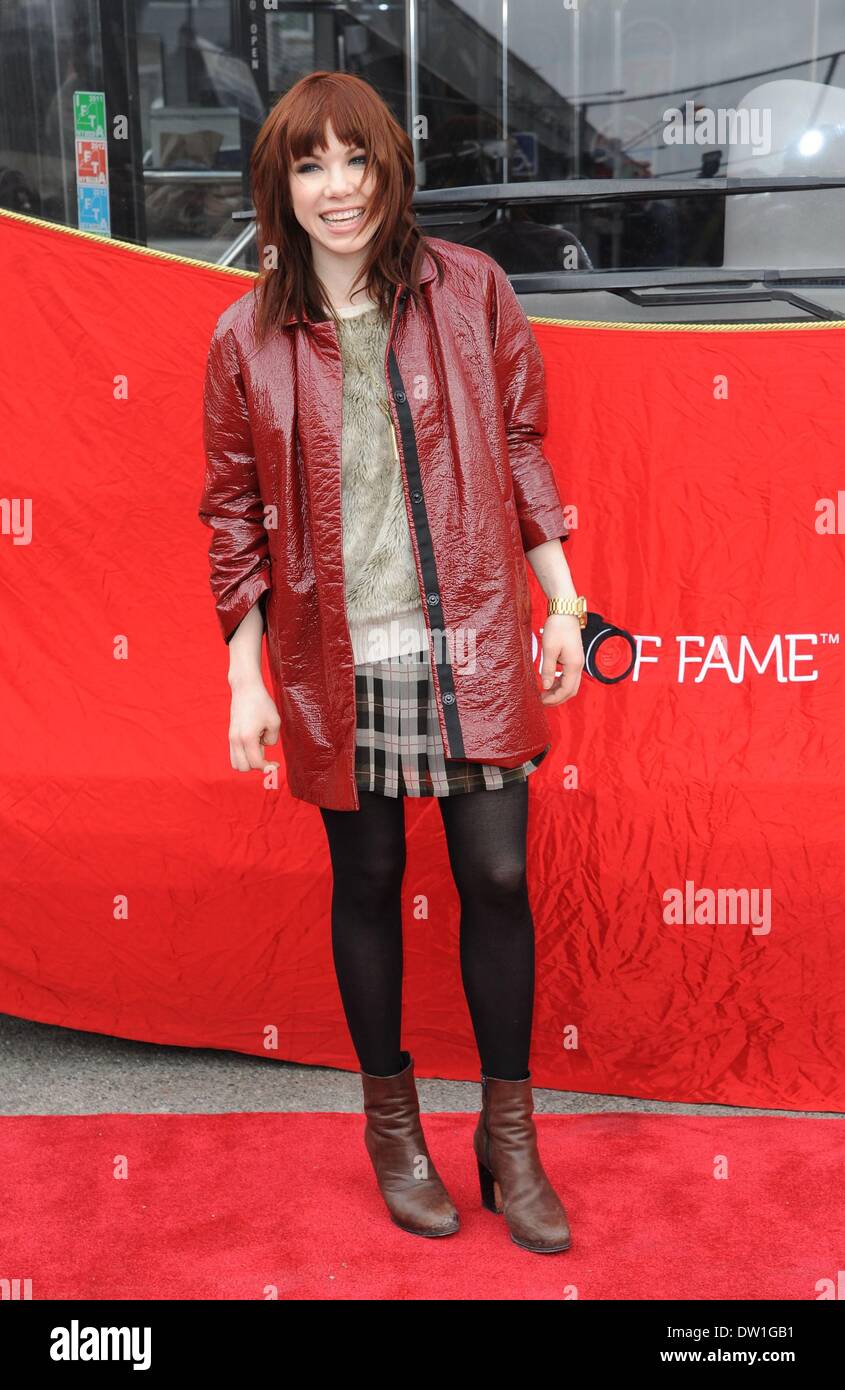 New York, NY, USA. 25th Feb, 2014. Carly Rae Jepsen at the press ...