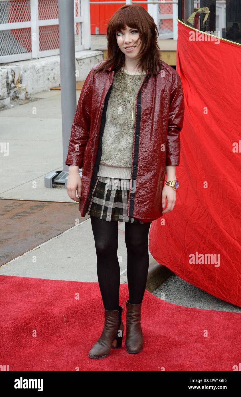 New York, NY, USA. 25th Feb, 2014. Carly Rae Jepsen at the press ...