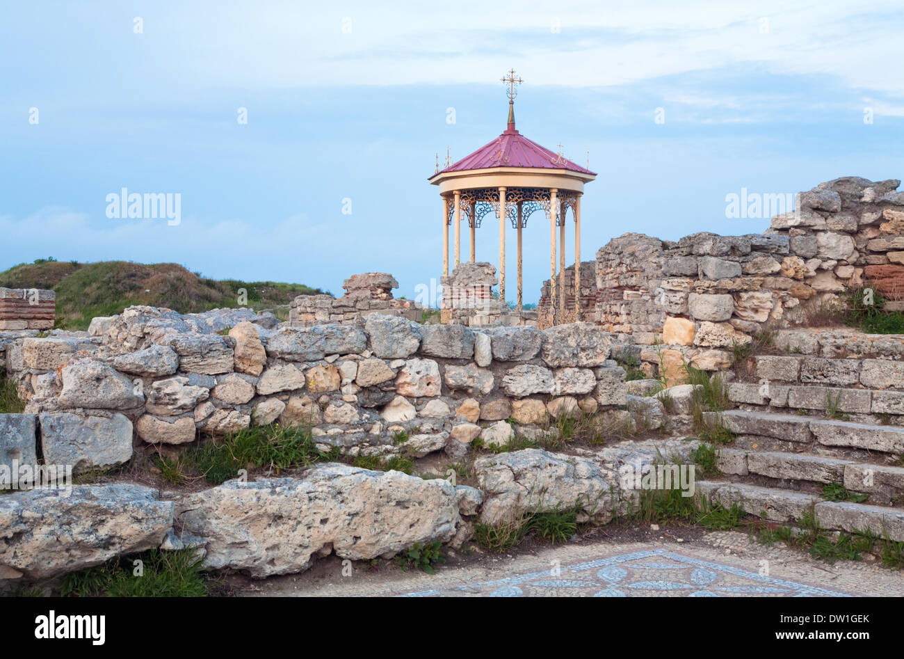 Evening Chersonesos (ancient town Stock Photo - Alamy