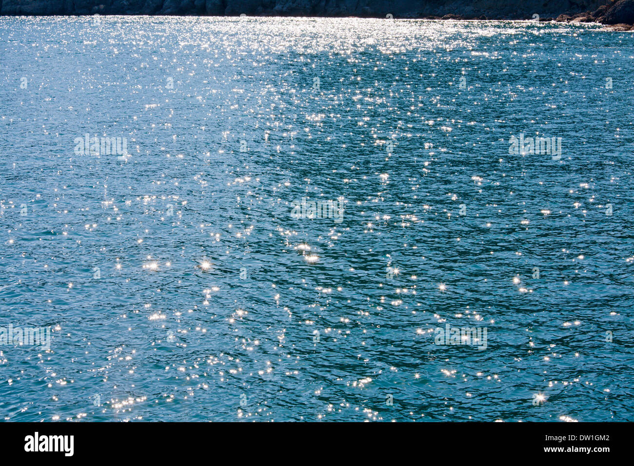 Water and sun sparkles Stock Photo - Alamy