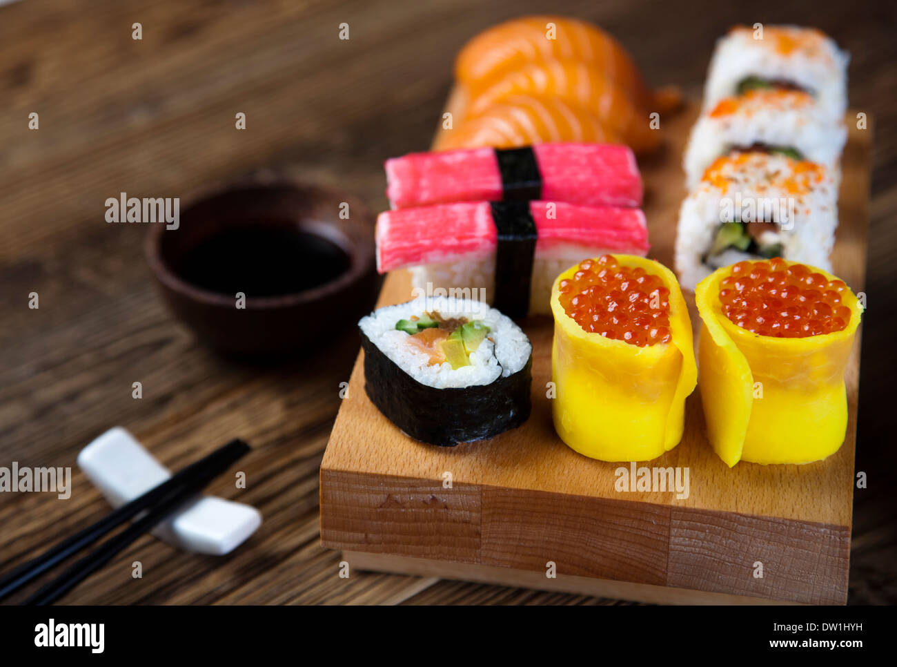 Traditional japanese food Stock Photo - Alamy