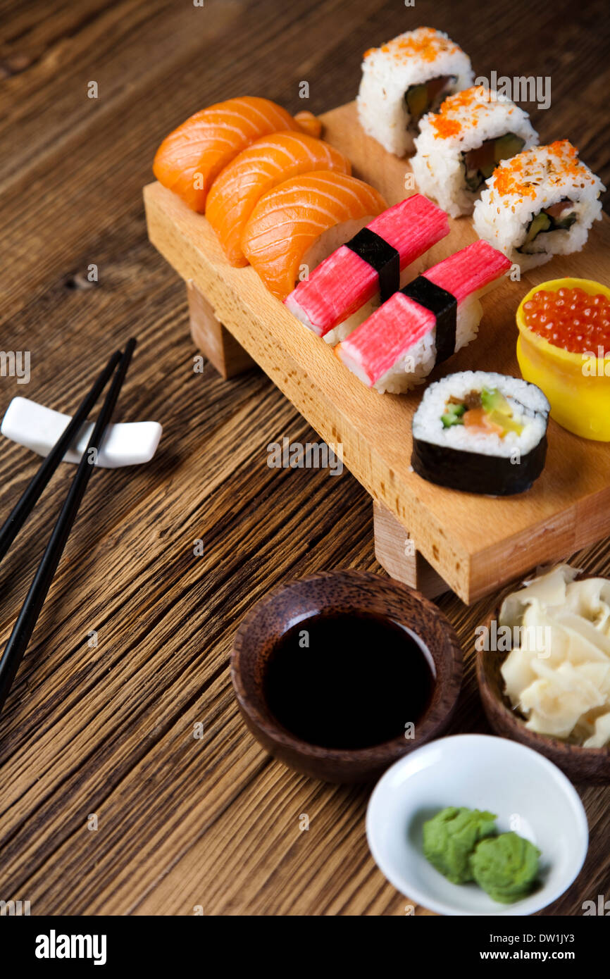 Traditional japanese food Stock Photo - Alamy