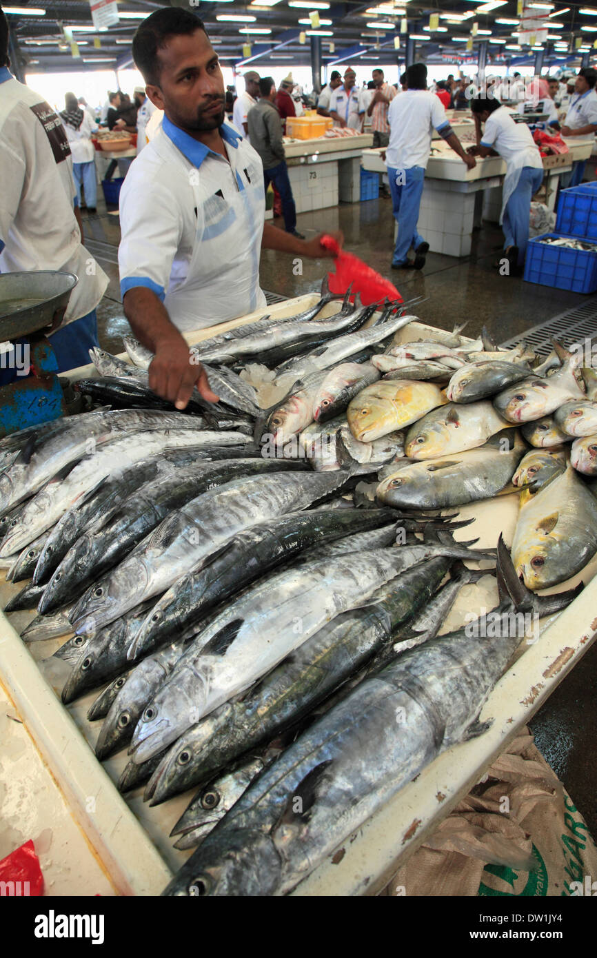 United Arab Emirates, Dubai, Deira, Fish Market Stock Photo - Alamy
