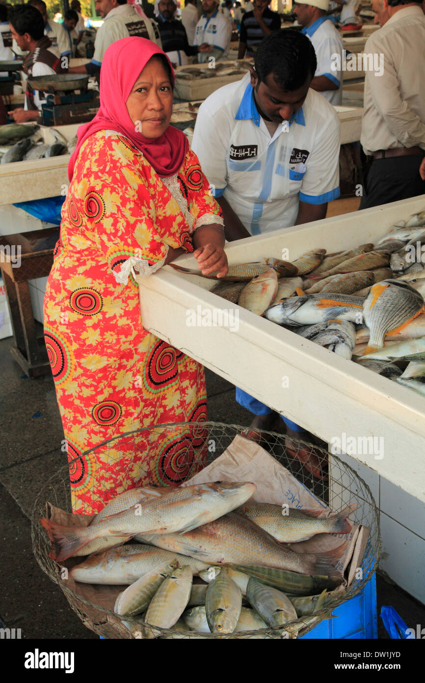United Arab Emirates, Dubai, Deira, Fish Market Stock Photo - Alamy