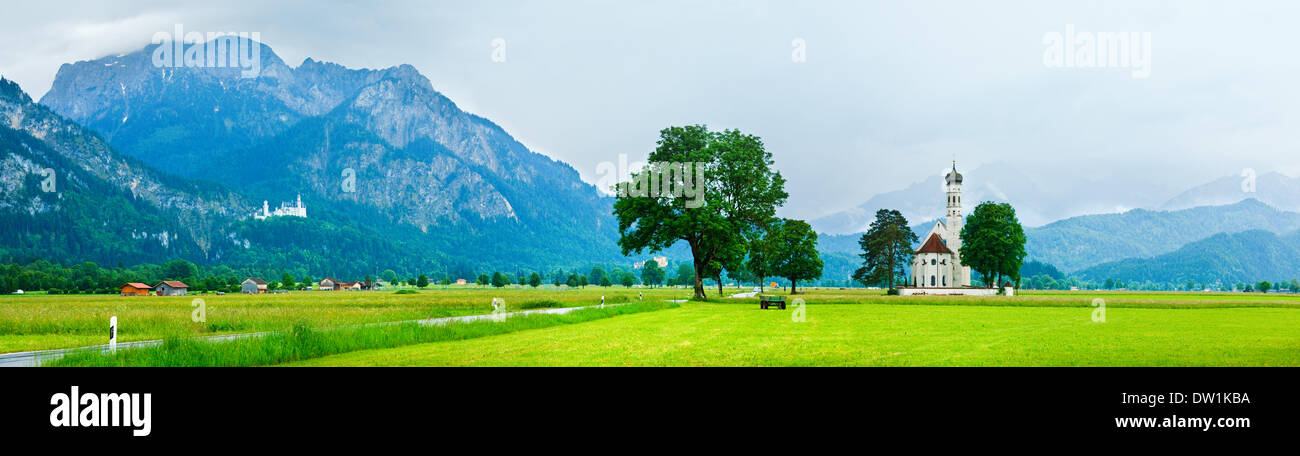 Wide view neuschwanstein castle hi-res stock photography and images - Alamy