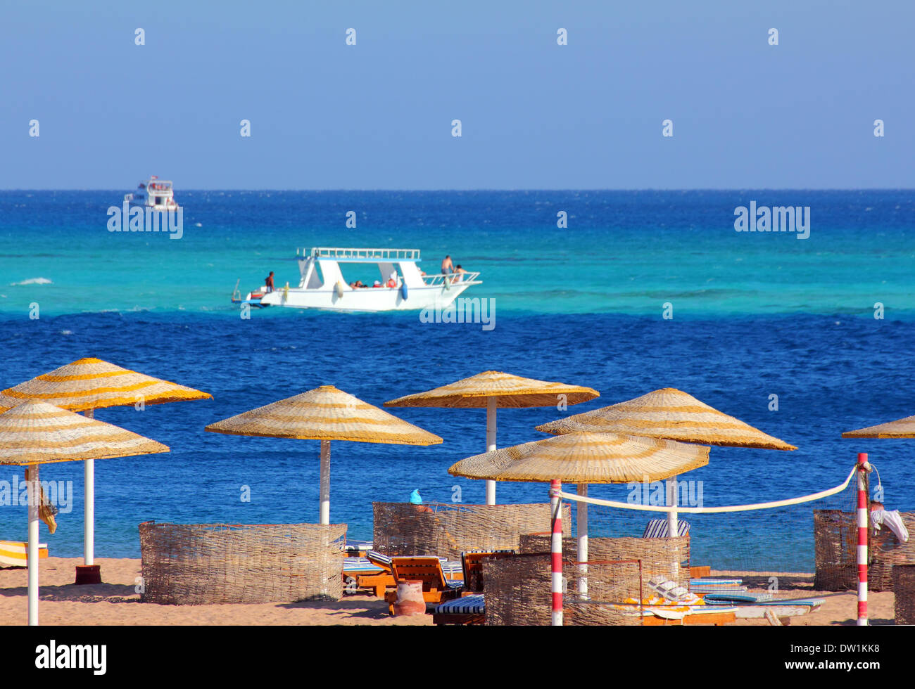 turquoise sea and tropical beach Stock Photo - Alamy