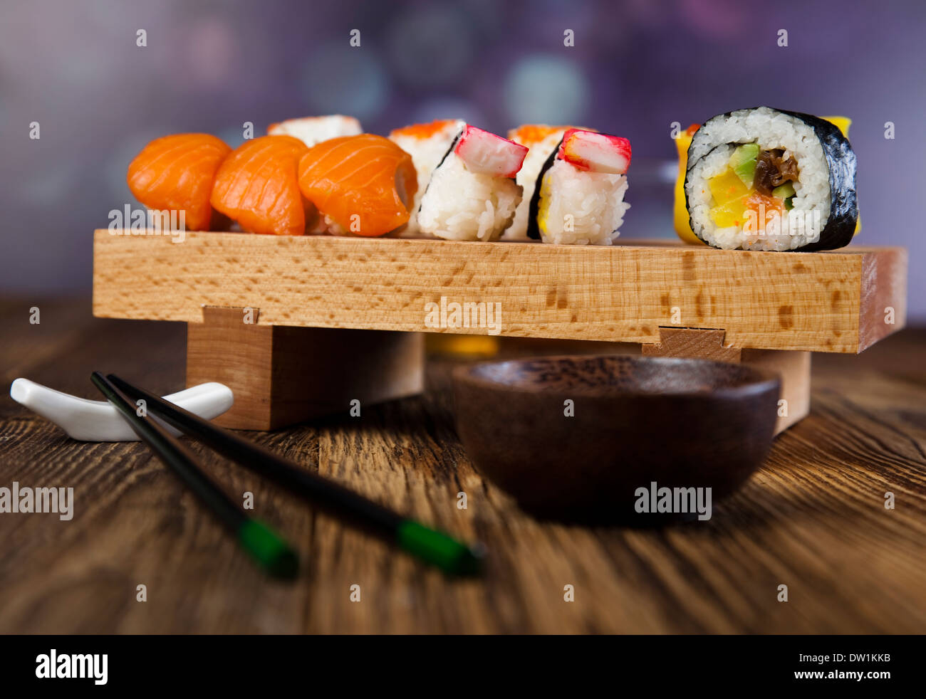Japanese mix sushi Stock Photo - Alamy