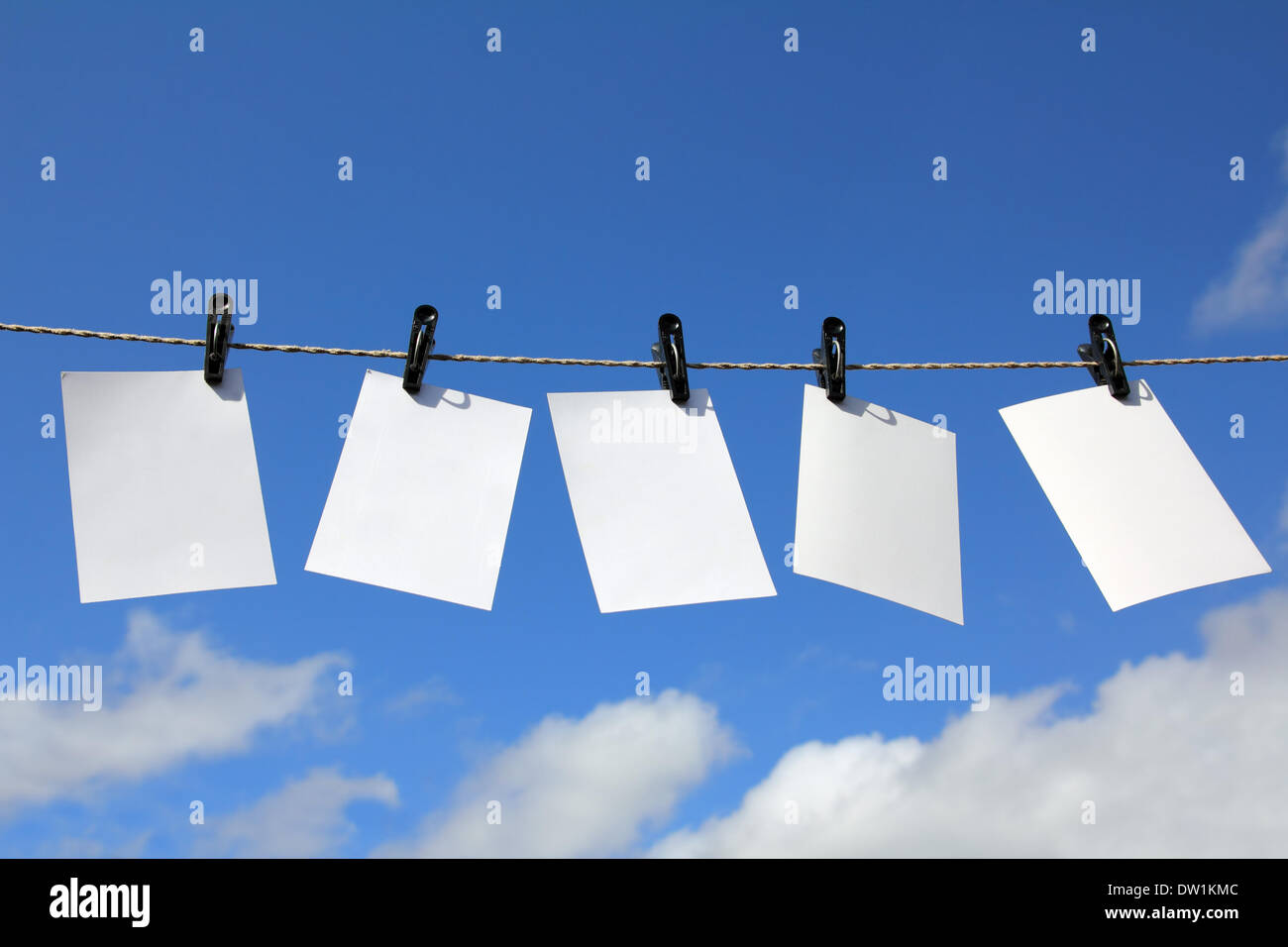 Hanging blank hi-res stock photography and images - Alamy