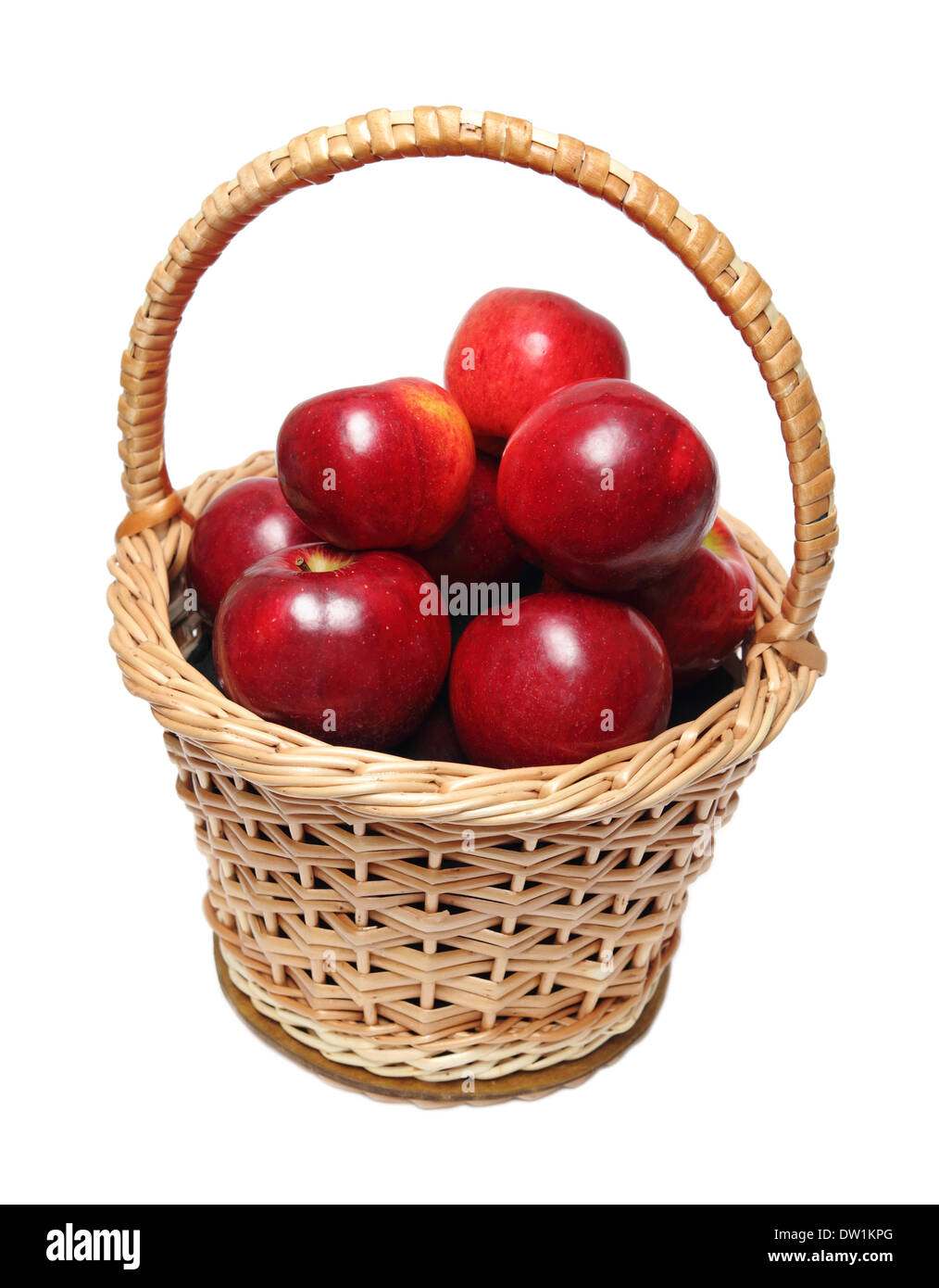 Bucket with apples Cut Out Stock Images & Pictures - Alamy