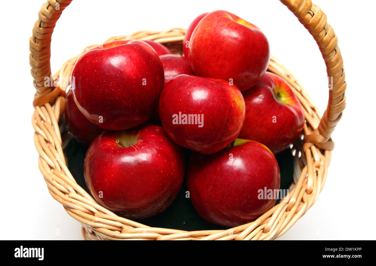 Basket bushel apples apple hi-res stock photography and images - Alamy