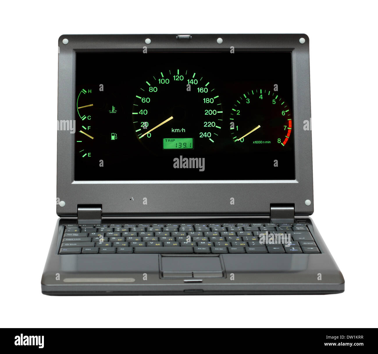 Panel modern car screen Cut Out Stock Images & Pictures - Alamy