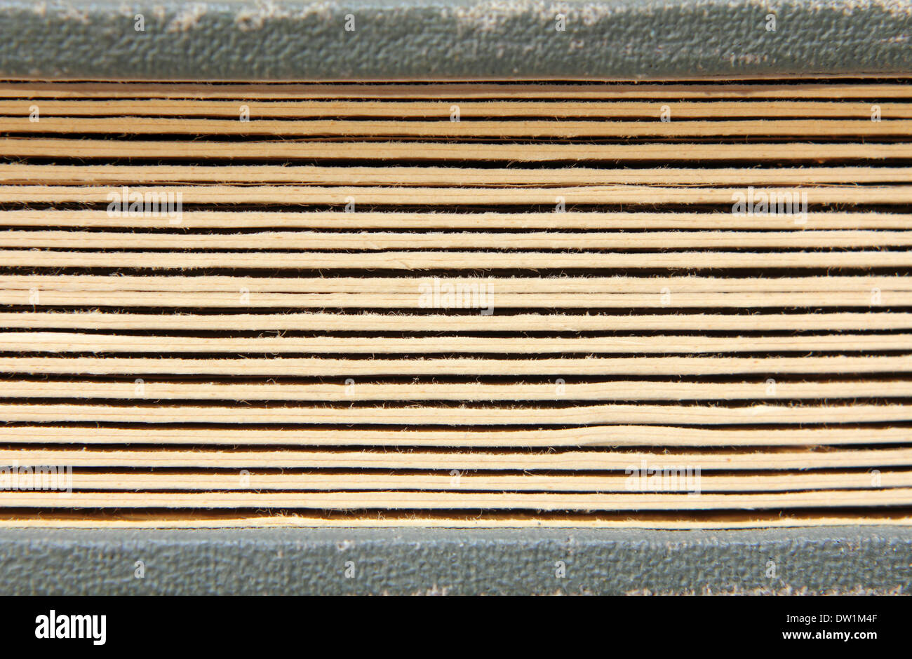 old book with cardboard pages Stock Photo - Alamy