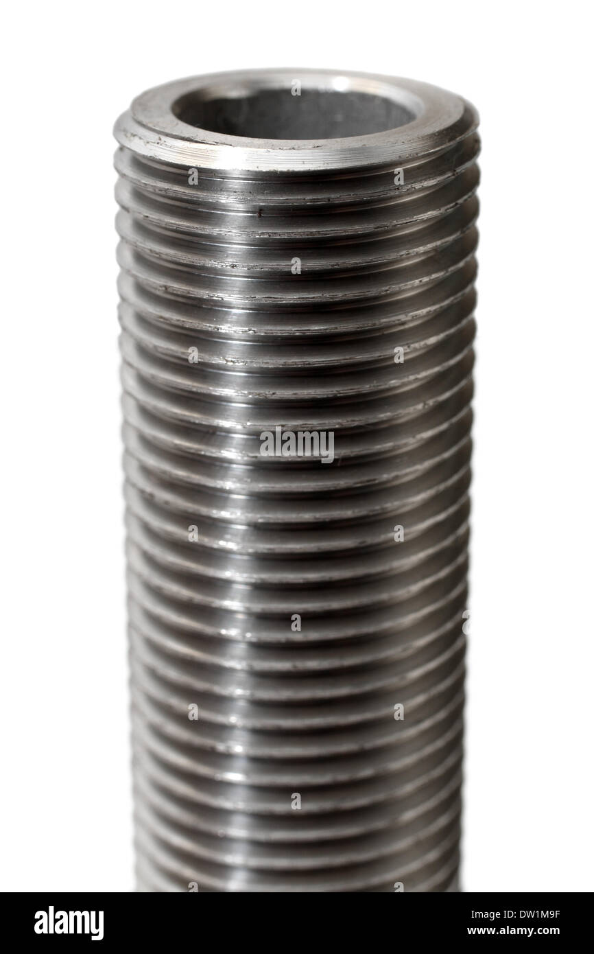big threaded bolt close-up Stock Photo - Alamy