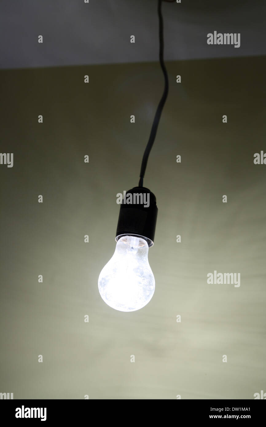 lighting dirty electrical lamp Stock Photo - Alamy
