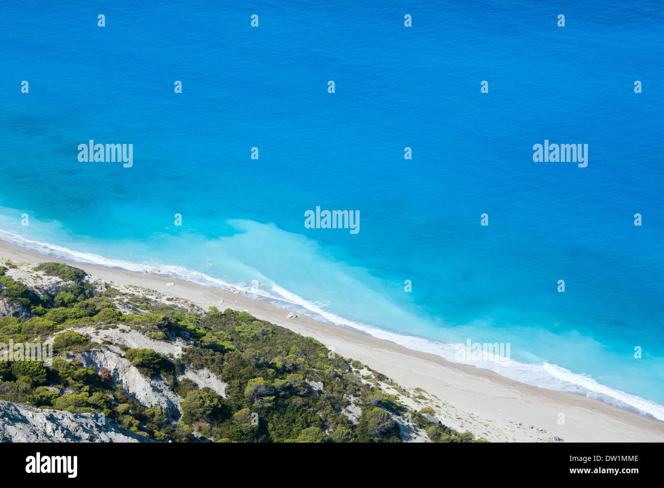 Lefkada coast beach (Greece Stock Photo - Alamy