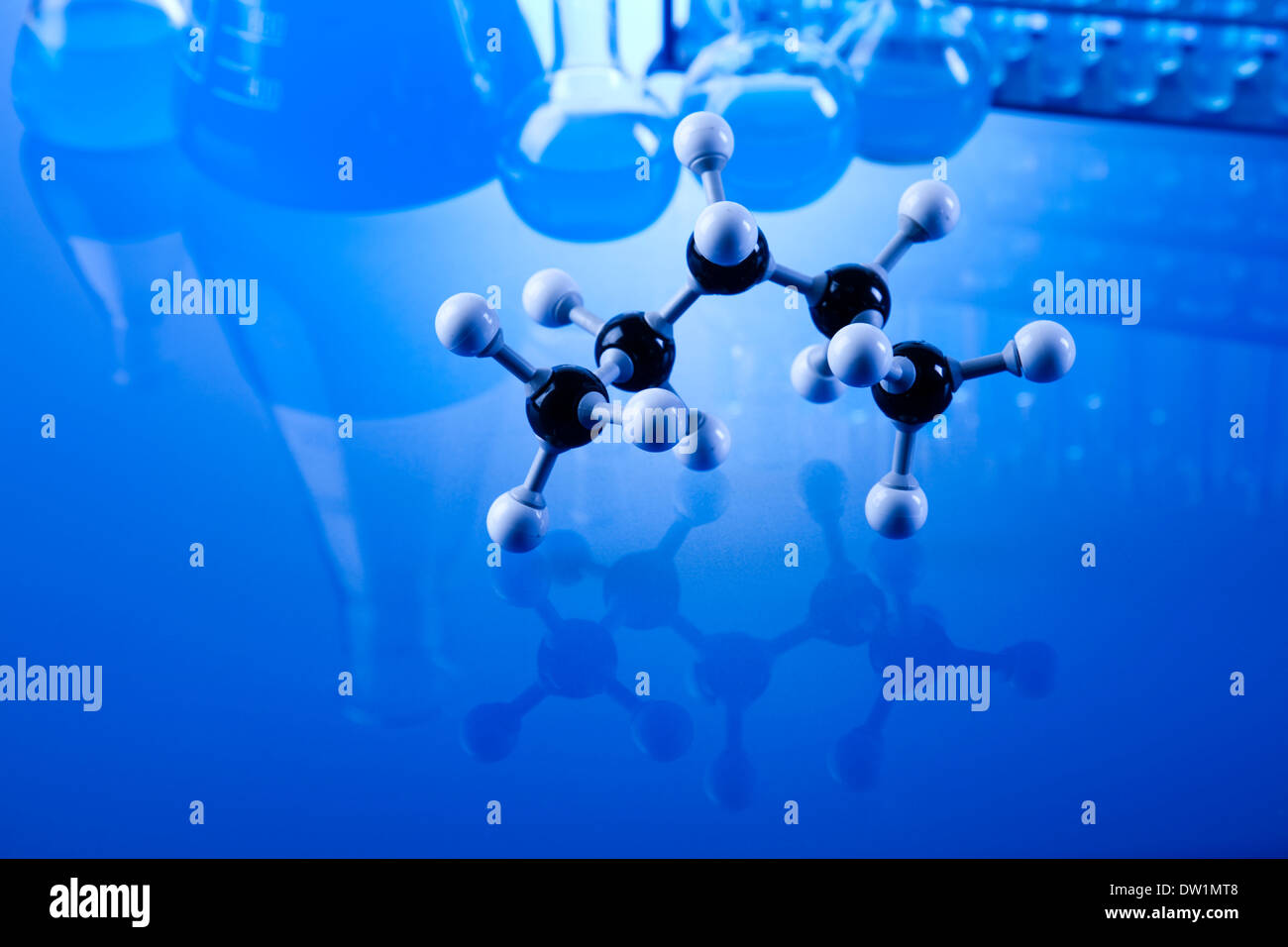 Biochemistry and atom Stock Photo - Alamy