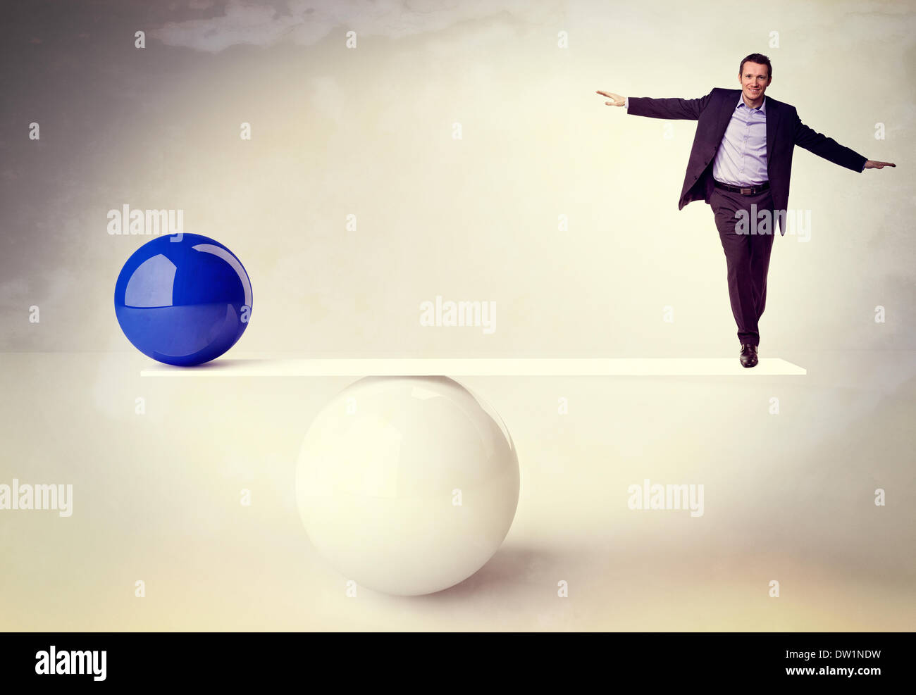 Acrobat balance ball hi-res stock photography and images - Alamy