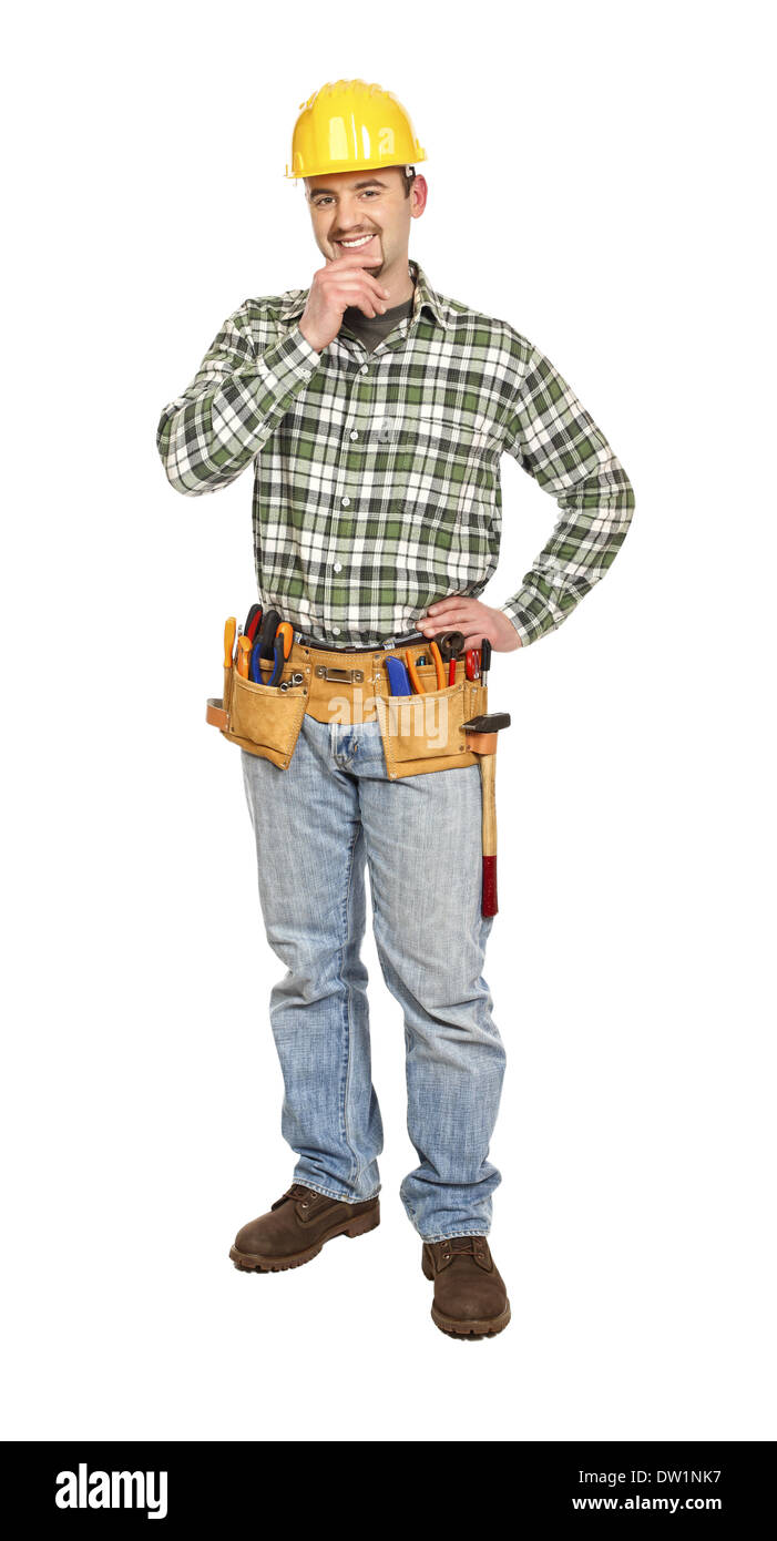 Worker portrait Cut Out Stock Images & Pictures - Alamy