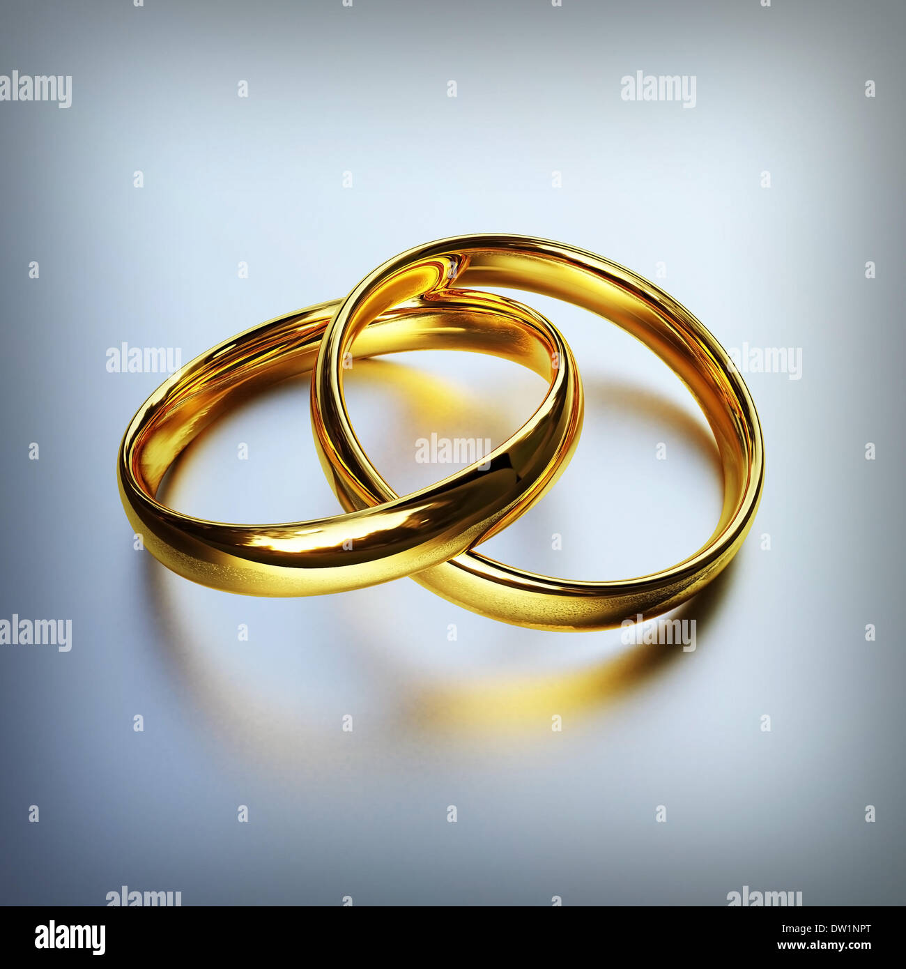Two gold rings hi-res stock photography and images - Alamy