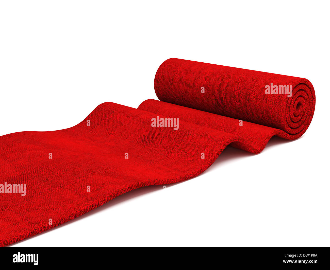 rolling red carpet Stock Photo - Alamy