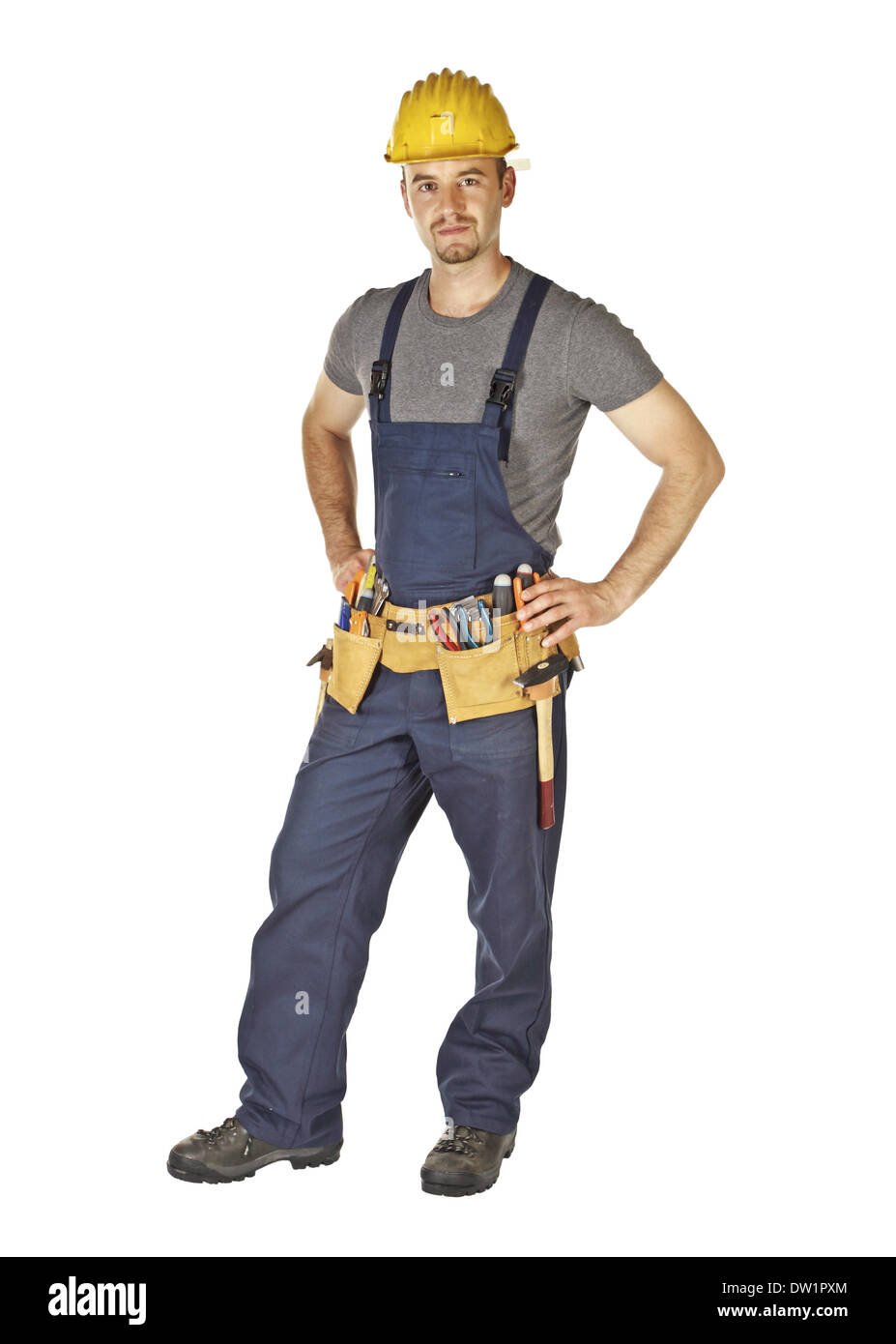 Operator standing Cut Out Stock Images & Pictures - Alamy