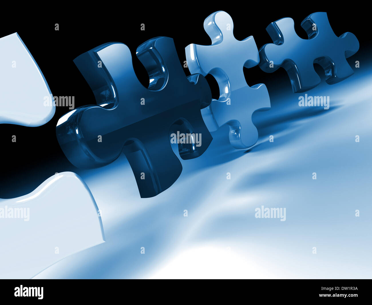 Jigsaw puzzle 3d hi-res stock photography and images - Alamy