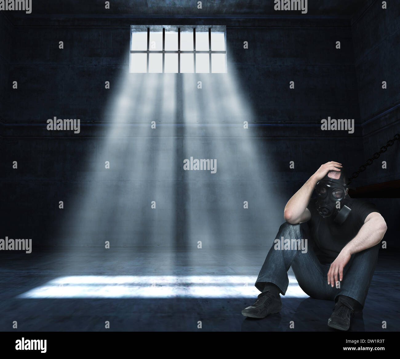 man in prison Stock Photo - Alamy
